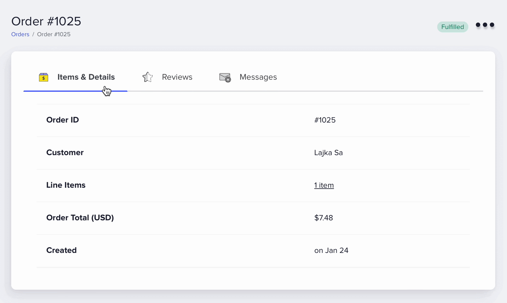 New Feature: Order Insights