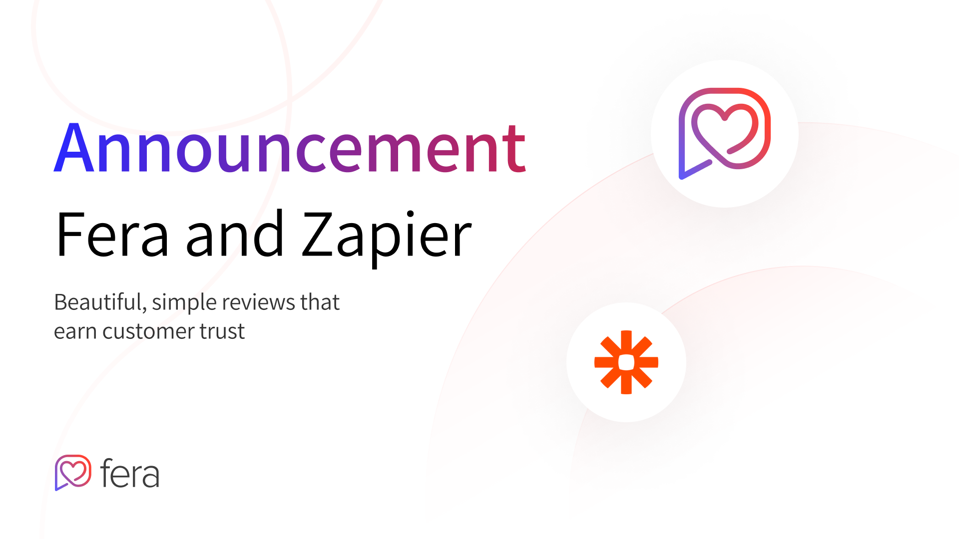 [Announcement] Work Smarter with the Fera Reviews And Zapier Integration